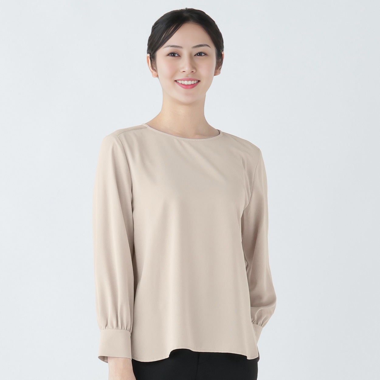 クルーネックブラウス レディス ESPRITMUR(エスプリミュール) | イオンスタイルオンライン 衣料品・暮らしの品をネットでお買物