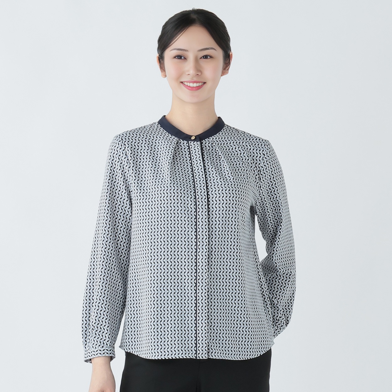 配色パイピングブラウス レディス ESPRITMUR(エスプリミュール) | イオンスタイルオンライン 衣料品・暮らしの品をネットでお買物