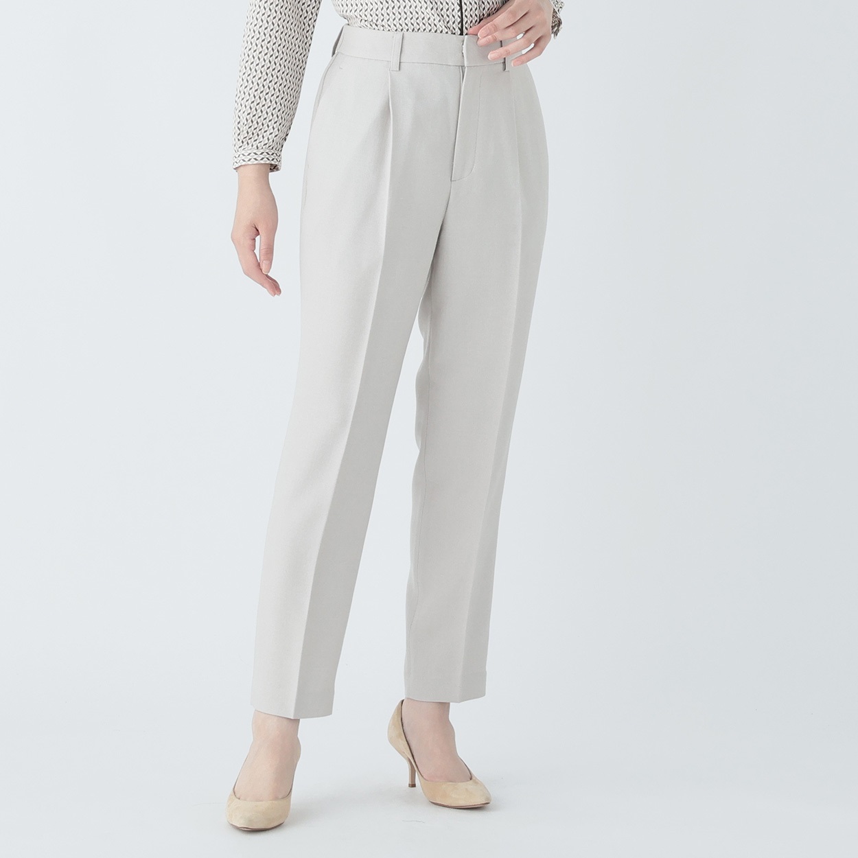 ツイードライク テーパードパンツ レディス ESPRITMUR(エスプリミュール) | イオンスタイルオンライン 衣料品・暮らしの品をネットでお買物