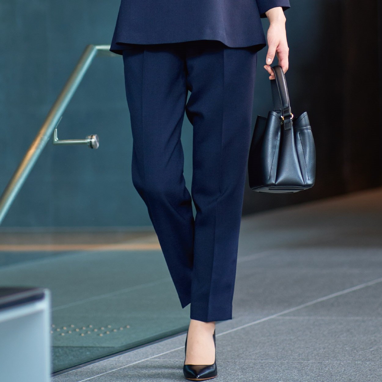 ドビー テーパードパンツ レディス ESPRITMUR(エスプリミュール) 255ES004AH | イオンスタイルオンライン 衣料品・暮らしの品をネットでお買物