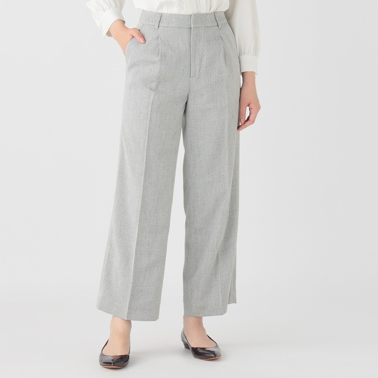 ツイード ワイドパンツ レディス ESPRITMUR(エスプリミュール) 255ES104TH | イオンスタイルオンライン 衣料品・暮らしの品をネットでお買物