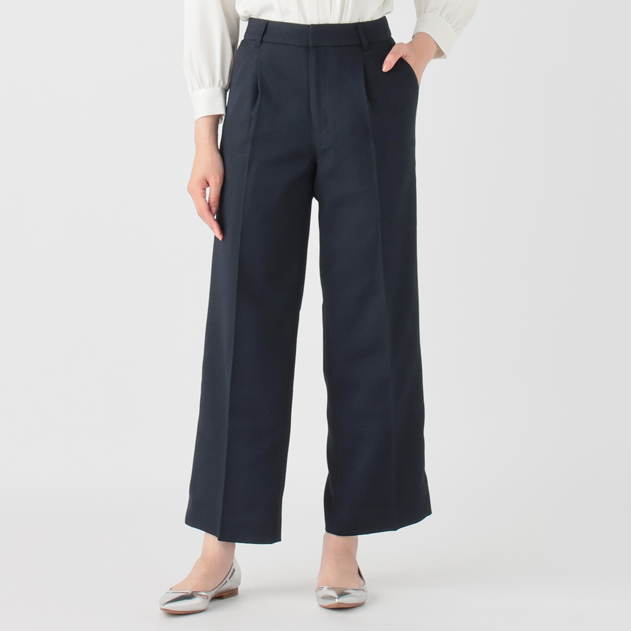 ツイード ワイドパンツ レディス ESPRITMUR(エスプリミュール) 255ES104TH | イオンスタイルオンライン 衣料品・暮らしの品をネットでお買物