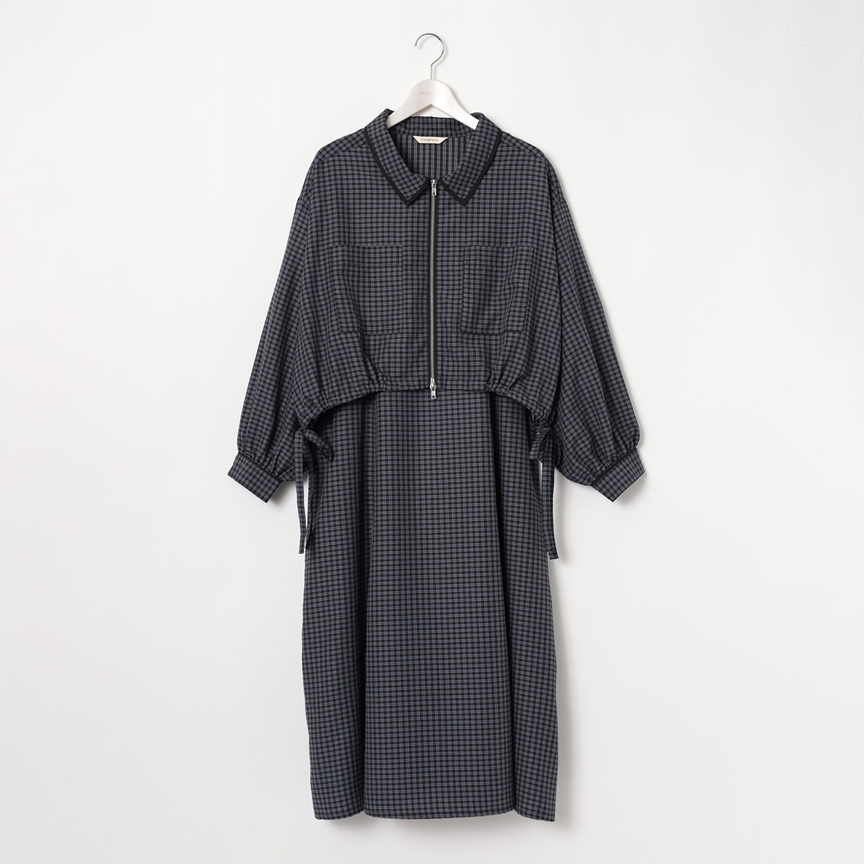 チェックワンピセットアップ レディス ぽっちゃりサイズのnoannu | イオンスタイルオンライン 衣料品・暮らしの品をネットでお買物