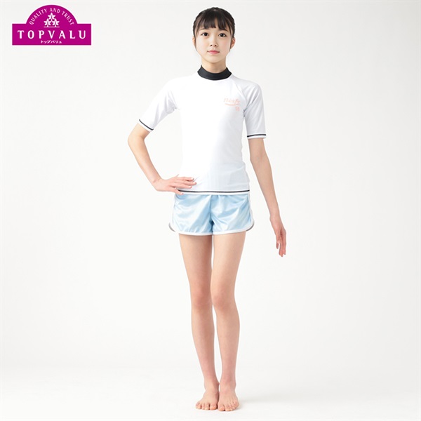 リンガーTシャツ付き セット水着 女の子 トップバリュ キッズ 130cm-160cm | イオンスタイルオンライン 衣料品・暮らしの品をネットでお買物