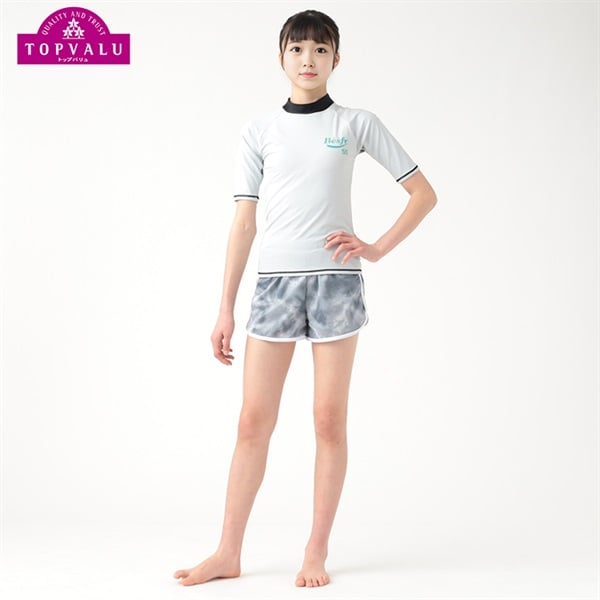 リンガーTシャツ付き セット水着 女の子 トップバリュ キッズ 130cm-160cm | イオンスタイルオンライン 衣料品・暮らしの品をネットでお買物