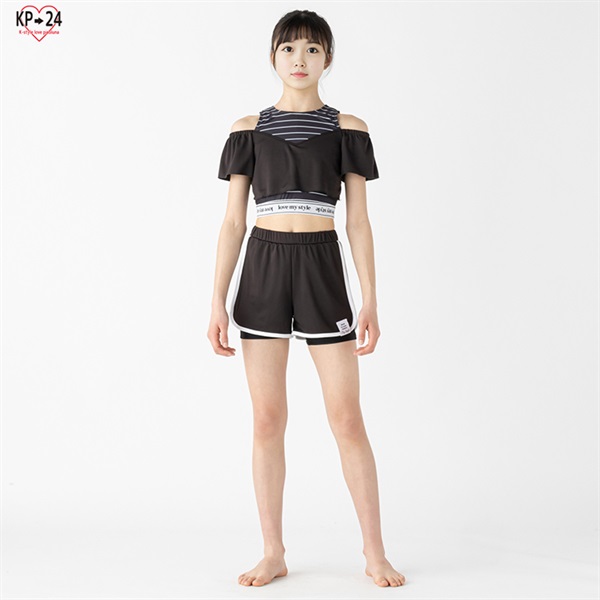 KP24 レイヤードスポパン セット水着 女の子 キッズ140cm-160cm | イオンスタイルオンライン 衣料品・暮らしの品をネットでお買物