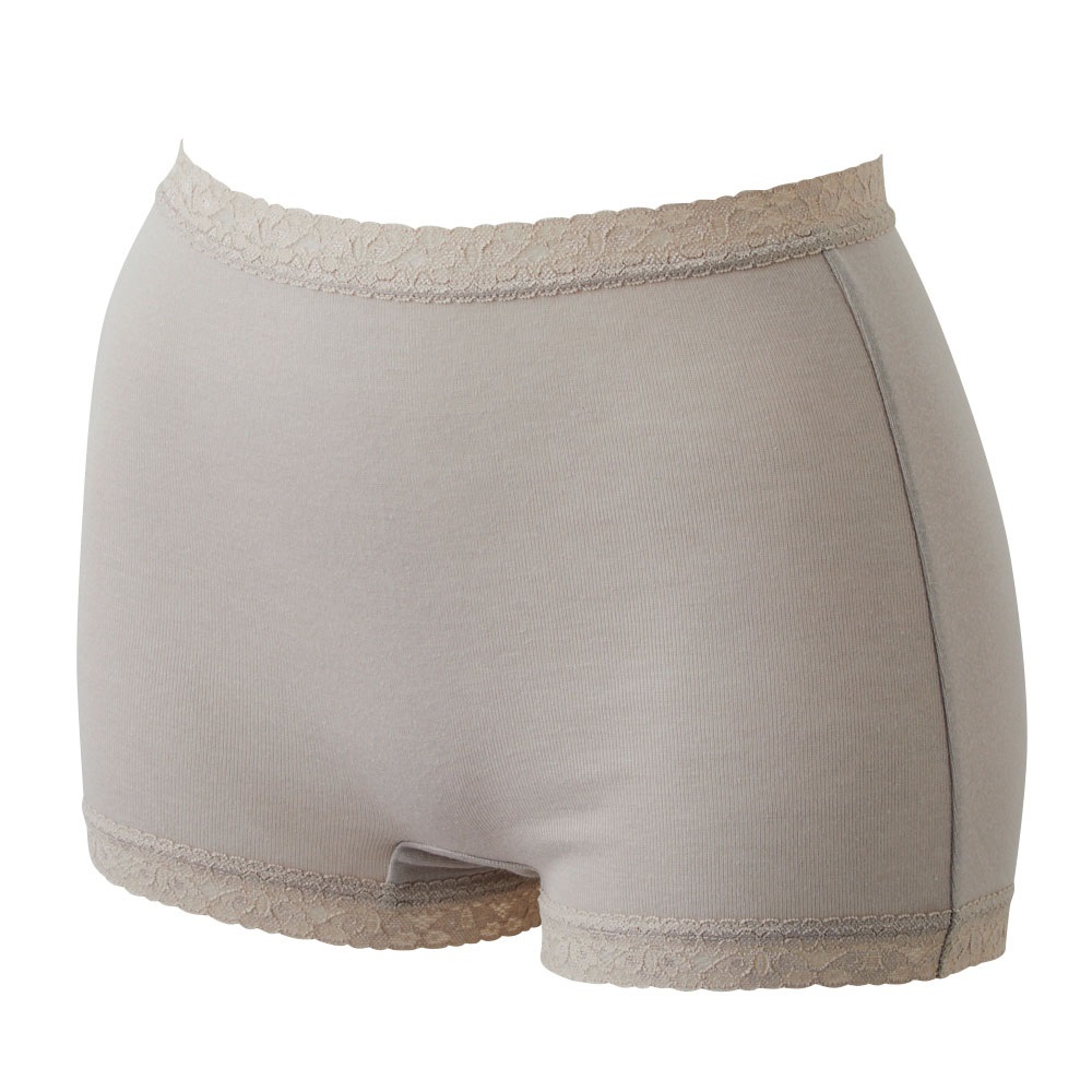 トップバリュ(TOPVALU) 2枚組深ばきショーツ レース 一分丈無地 レディス(hk) | イオンスタイルオンライン 衣料品・暮らしの品をネットでお買物