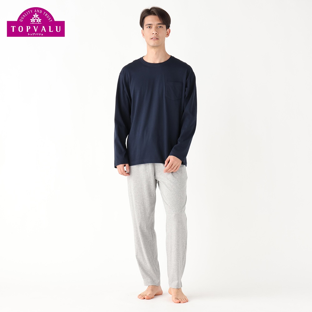 トップバリュ(TOPVALU) コットン100%(本体)ルームセット メンズ | イオンスタイルオンライン 衣料品・暮らしの品をネットでお買物