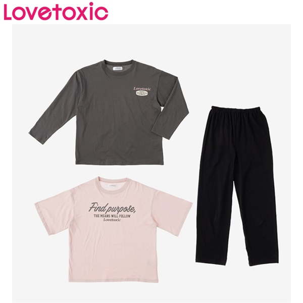 Lovetoxic(ラブトキシック) 天竺無地2TOPパジャマ 女の子 キッズ 140cm-160cm | イオンスタイルオンライン 衣料品・暮らしの品をネットでお買物