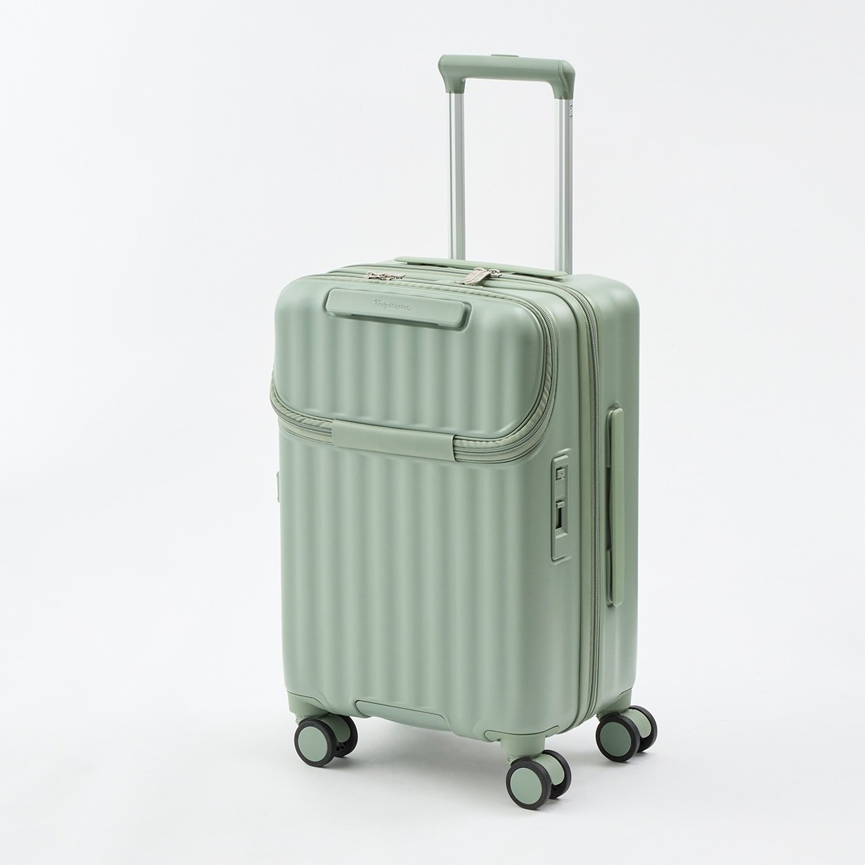 HAPITAS PLUS(ハピタスプラス) フロントポケット サイドストッパー付 ジッパーキャリーケース S | イオンスタイルオンライン ...