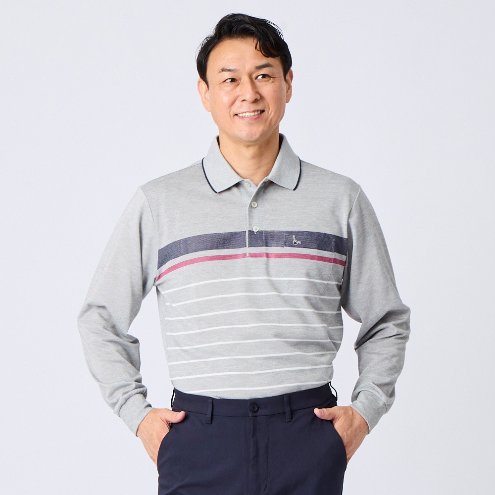 TOROY(トロイ) トロイパネルボーダーポロシャツ メンズ | イオンスタイルオンライン 衣料品・暮らしの品をネットでお買物