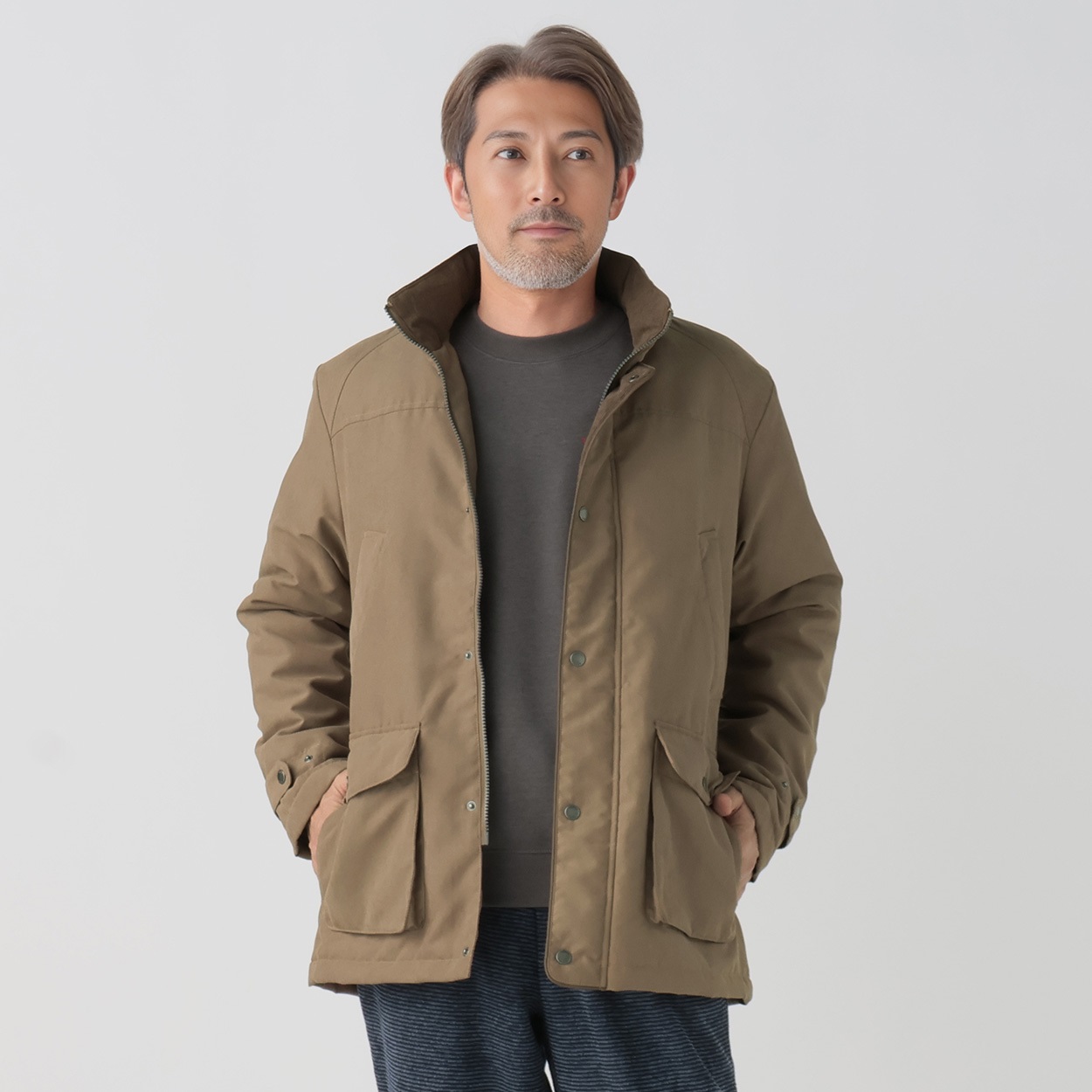 TOROY(トロイ) TOROY 中綿ハーフコート メンズ | イオンスタイルオンライン 衣料品・暮らしの品をネットでお買物