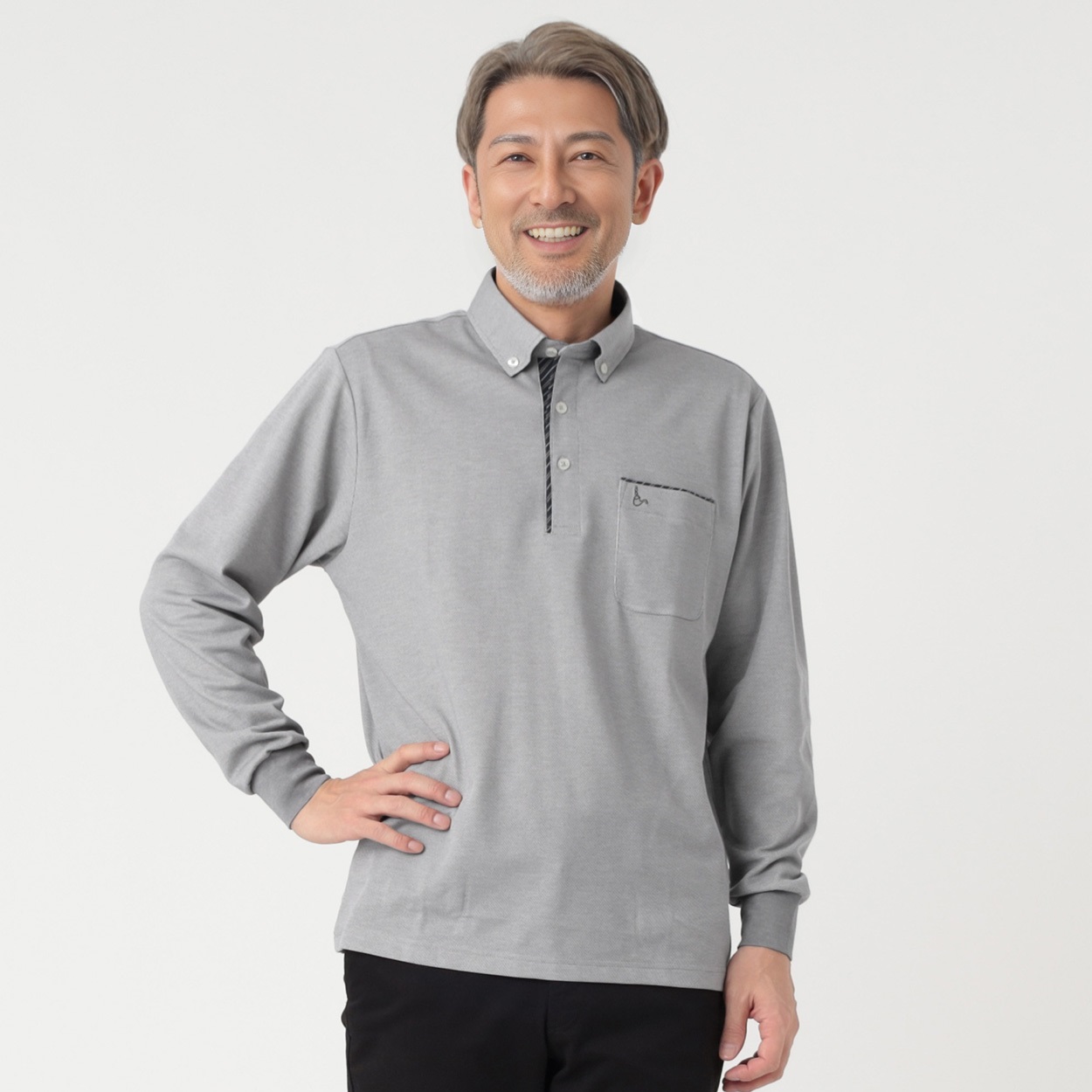 【ポイント20倍】TOROY 無地前立て布帛ポロシャツ メンズ | イオンスタイルオンライン 衣料品・暮らしの品をネットでお買物