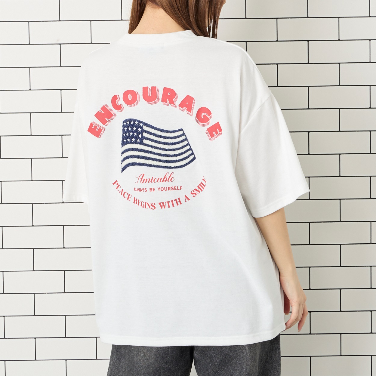 天竺サガラ国旗Tシャツ Doublefocus (ダブルフォーカス) | イオンスタイルオンライン 衣料品・暮らしの品をネットでお買物