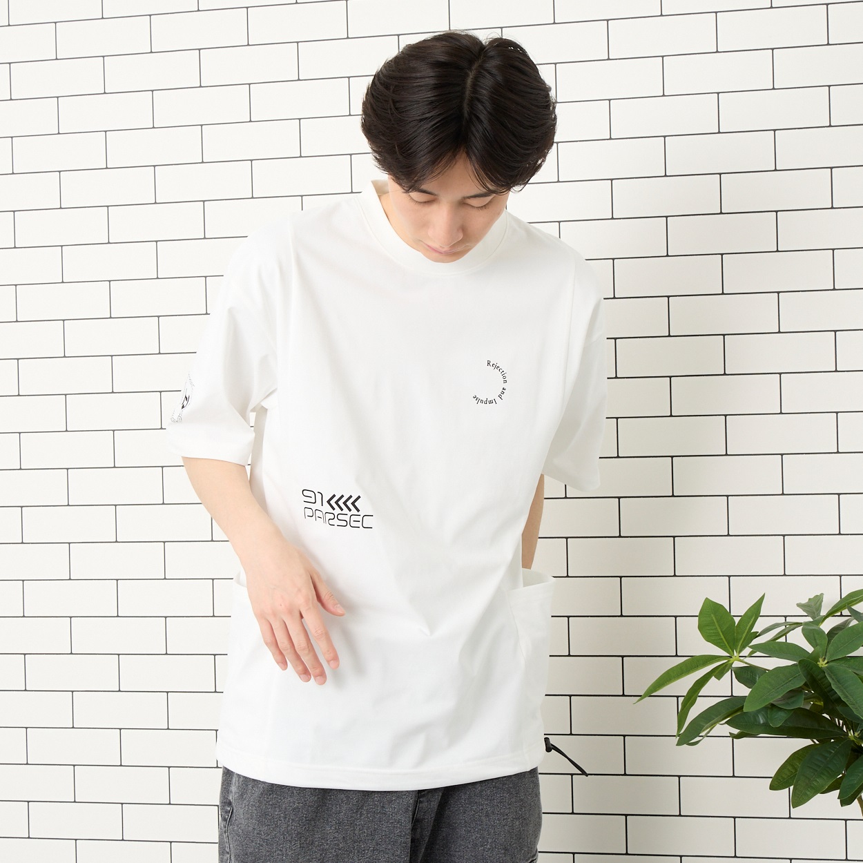 ガーデンポケットTシャツ Doublefocus (ダブルフォーカス) | イオンスタイルオンライン 衣料品・暮らしの品をネットでお買物