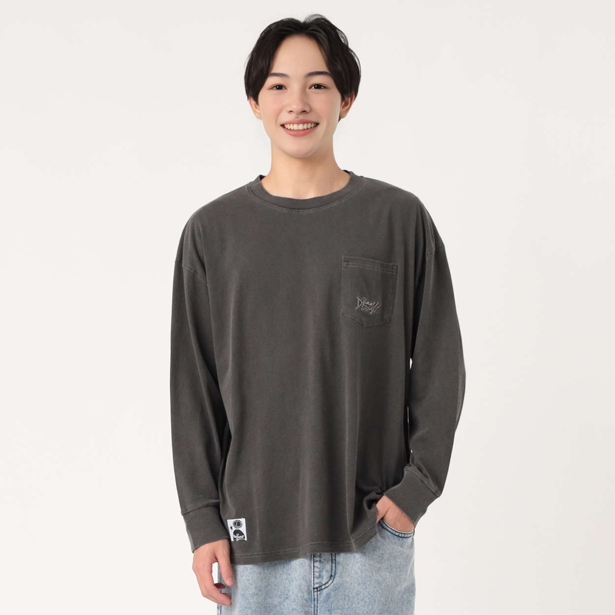 DIZZY綿100%ロンT メンズ Doublefocus (ダブルフォーカス) | イオンスタイルオンライン 衣料品・暮らしの品をネットでお買物