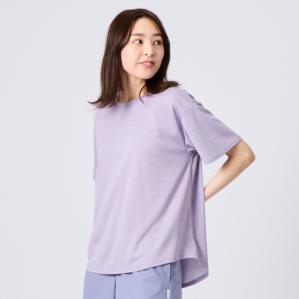 トップバリュ PEACE FIT COOL(ピースフィットクール) 接触冷感･吸汗速乾･UV対策 RELAXFIT半袖Tシャツ レディス | イオンスタイルオンライン 衣料品・暮らしの品を ...