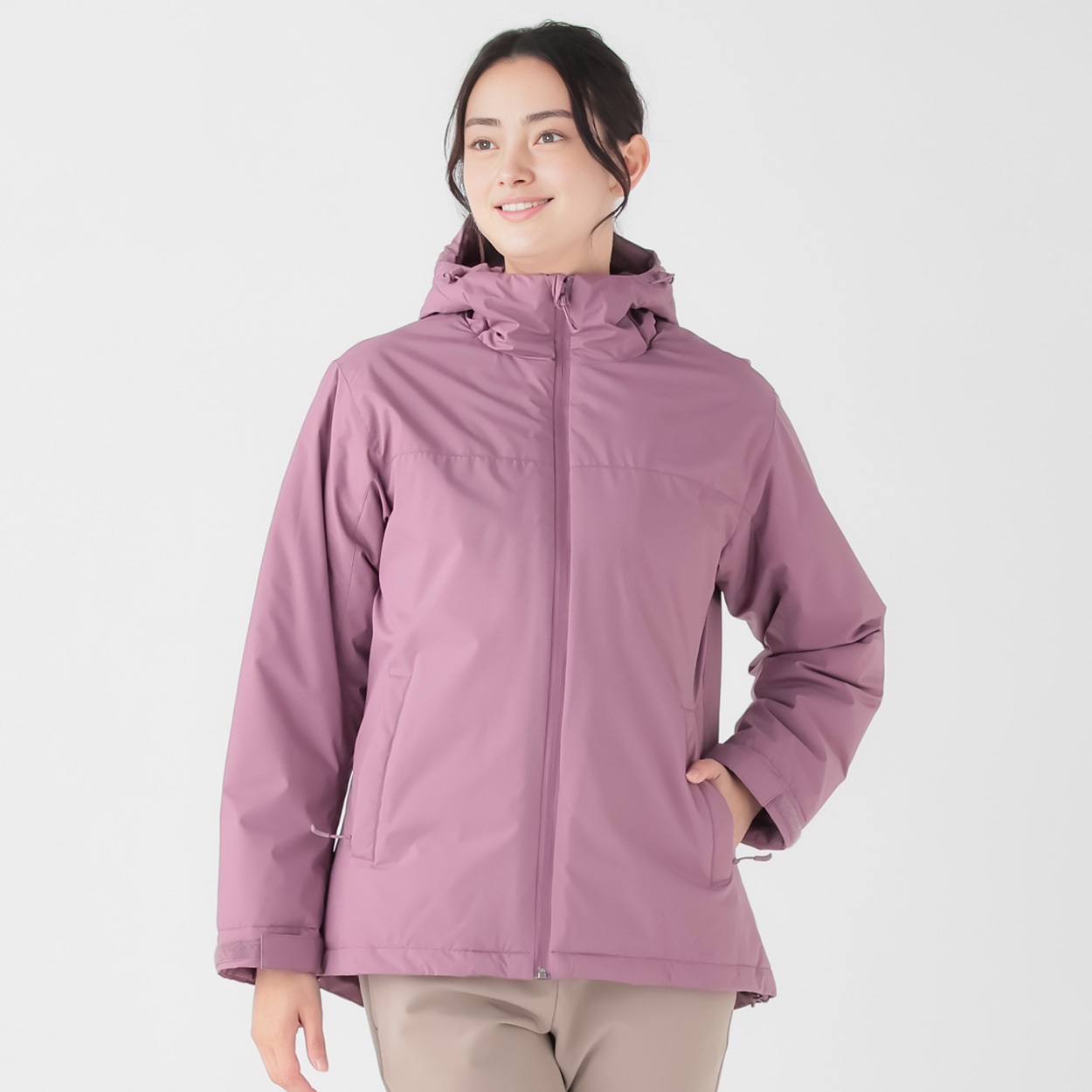 エアロゲル中綿フーディ 撥水 防風 ストレッチ 防花粉 耐水圧10.000mm 【FIRSTDOWN EX】 レディス | イオンスタイルオンライン 衣料品・暮らしの品をネットでお買物