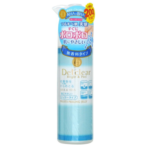 DETクリア ブライト&ピール ピーリングジェリー 無香料タイプ 180ml DETクリア 明色化粧品 | イオンスタイルオンライン 衣料品・暮らしの品をネットでお買物