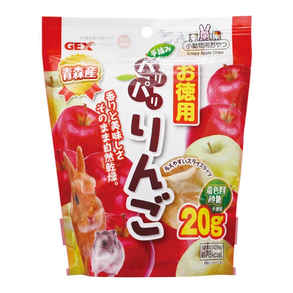 パリパリりんご お徳用 20g GEX ジェックス | イオンスタイルオンライン 衣料品・暮らしの品をネットでお買物