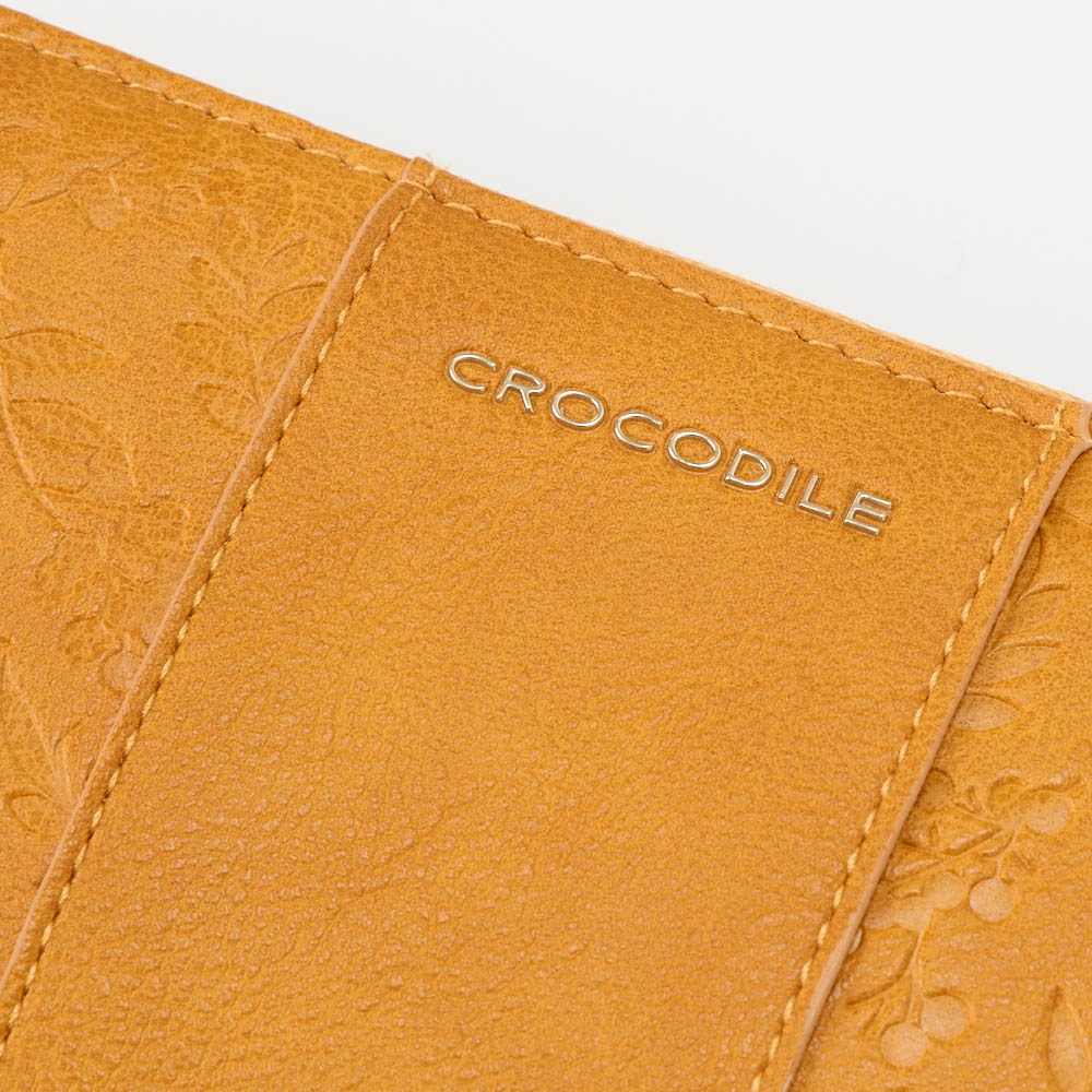 CROCODILE(クロコダイル) 開運花柄型押し ラウンドファスナー長財布 レディス | イオンスタイルオンライン 衣料品・暮らしの品を ...