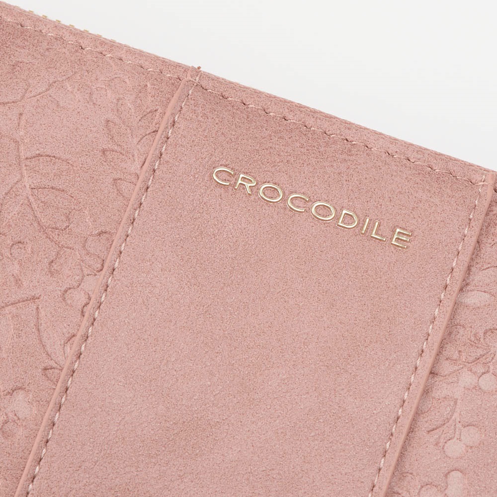 CROCODILE(クロコダイル) 開運花柄型押し ラウンドファスナー長財布 レディス | イオンスタイルオンライン 衣料品・暮らしの品を ...