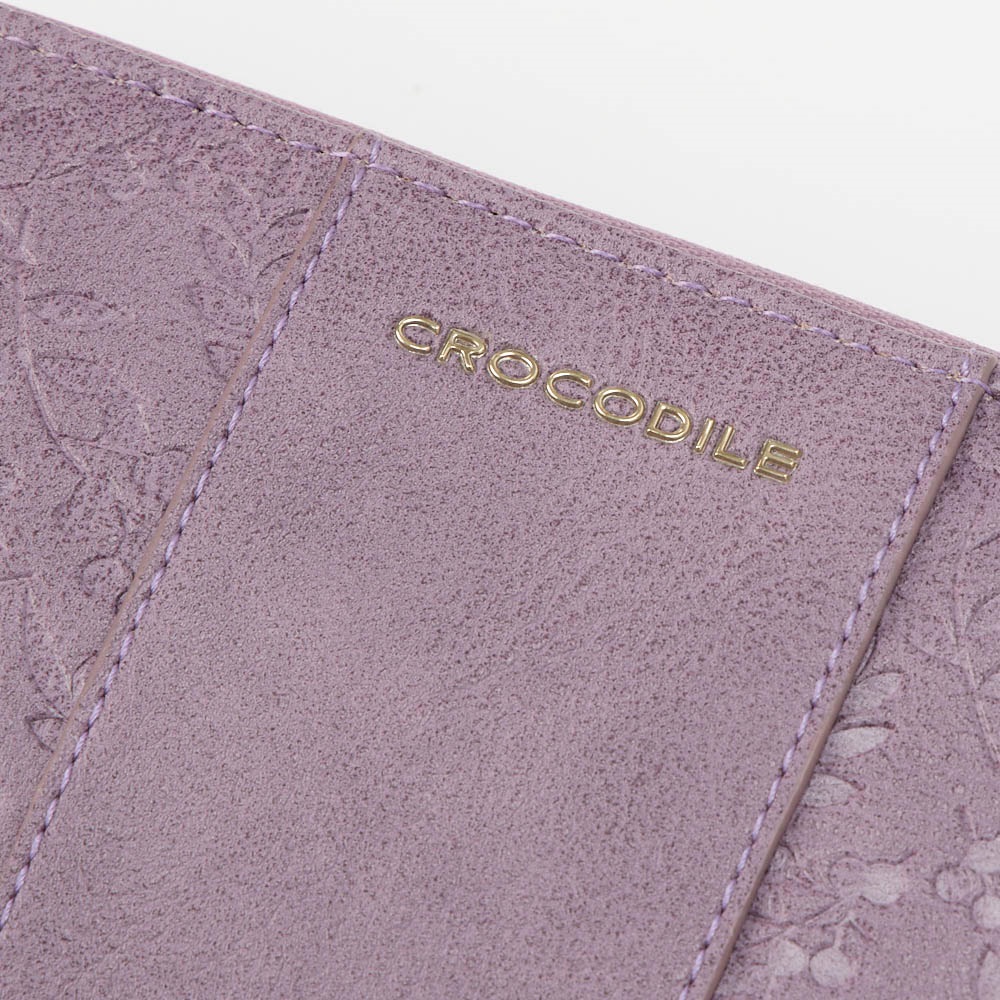 CROCODILE(クロコダイル) 開運花柄型押し ラウンドファスナー長財布 レディス | イオンスタイルオンライン 衣料品・暮らしの品を ...
