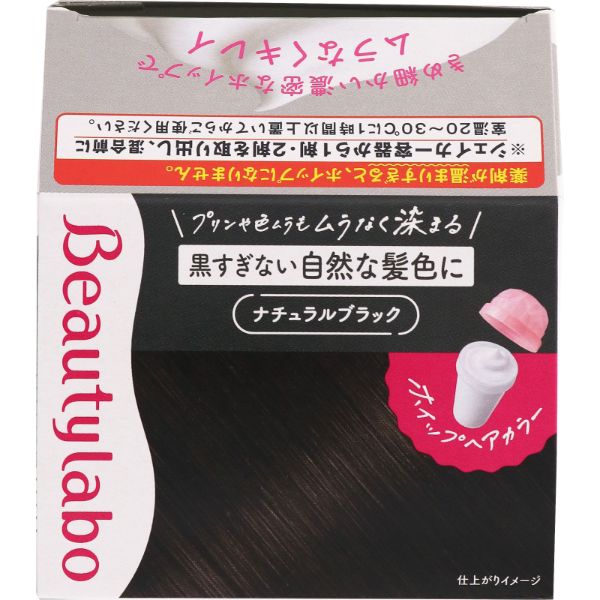 ビューティラボ ホイップヘアカラー 髪色もどし ナチュラルブラック